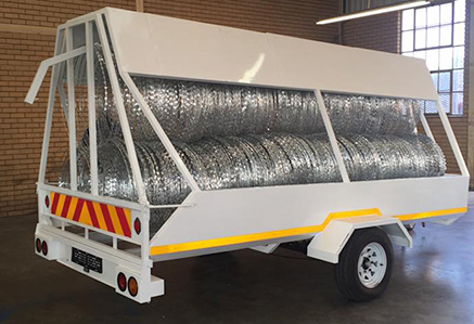 MOBILE RAZOR WIRE BARRIERS